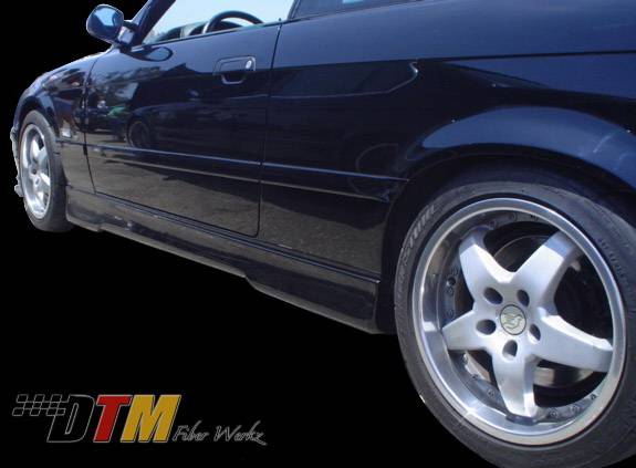 BMW 3 Series DTM Fiberwerkz HM Style Side Skirts - E36-HM-STYLE