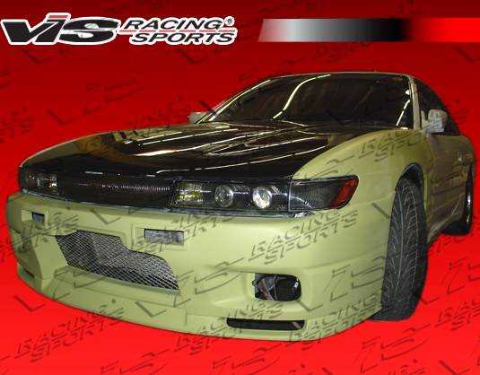 Nissan S13 VIS Racing Omega Front Bumper - 89NSS132DOMA-001