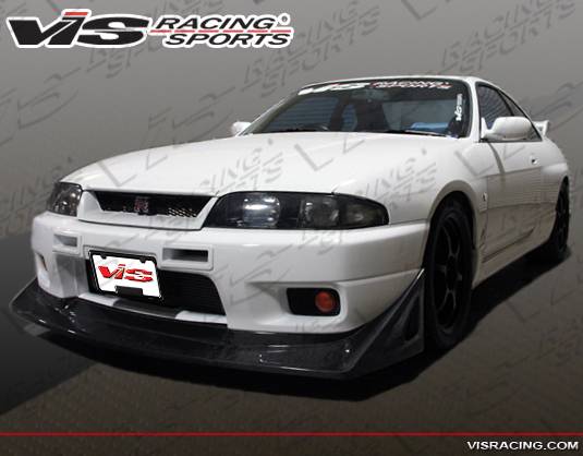 Nissan Skyline VIS Racing V-Speed Carbon Fiber Lip - 95NSR33GTRVSP-011C