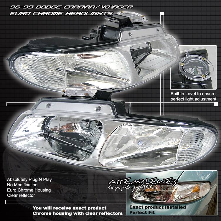 Chrome Diamond Headlights