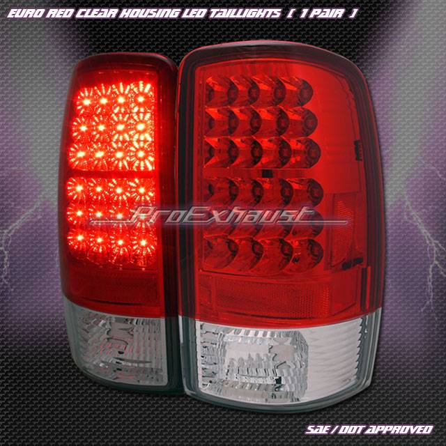 Red Clear LED Taillights