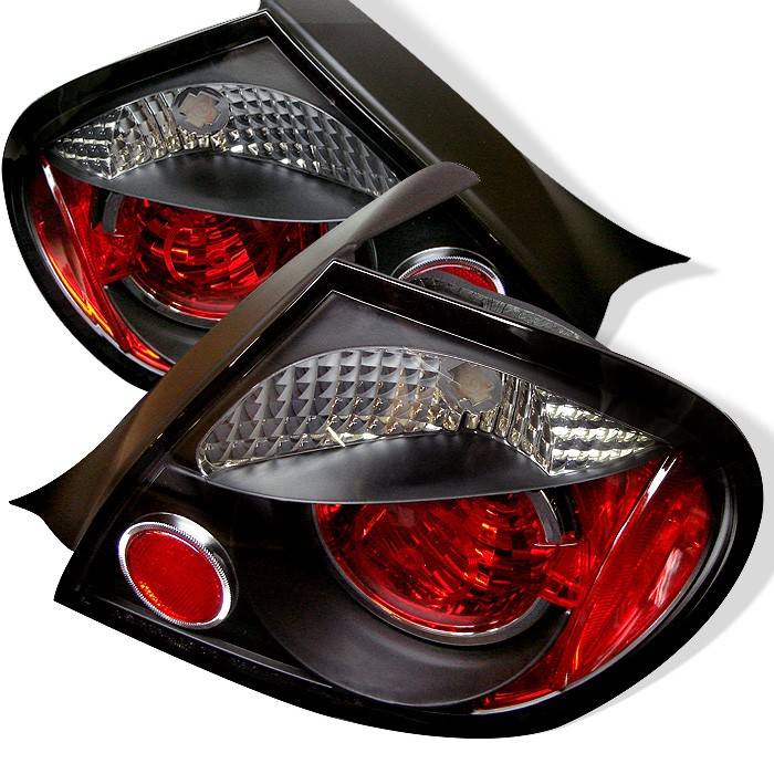 Dodge Neon Spyder Euro Style Taillights - Black - 111-DN03-BK