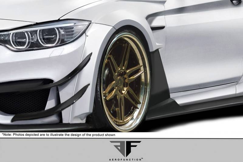 14-16 BMW 4 Series AF-1 Aero Function Body Kit- Fenders 113586