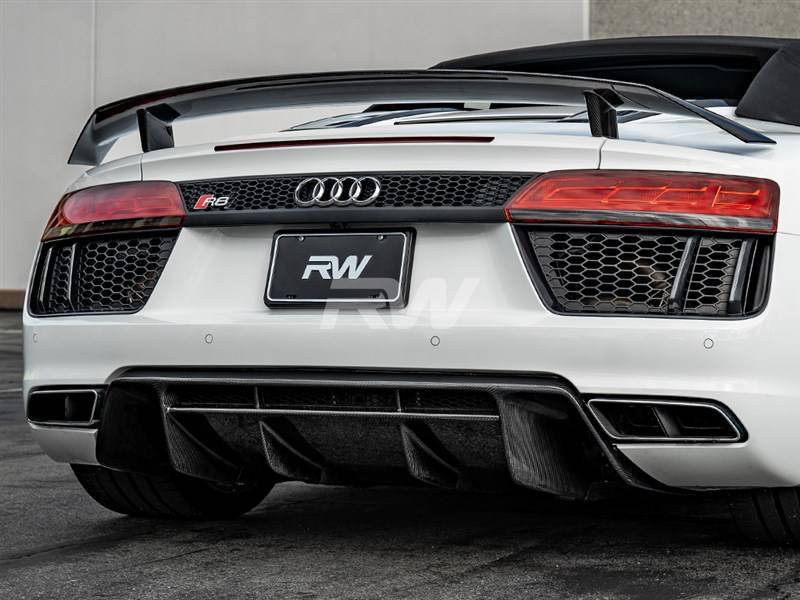 Audi R8 4S Carbon Fiber Rear Diffuser audir804