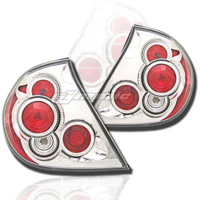 Chrome Clear Altezza Taillights 02-04