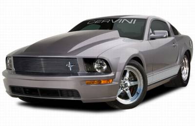 Ford Mustang Cervinis Replacement Upper Grille with Pony Emblem - 72050