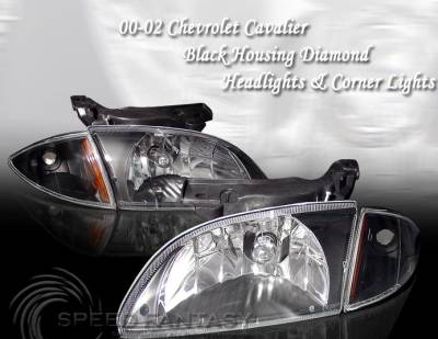 Black Diamond Headlights With Corner