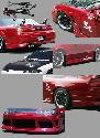 Nissan 240SX Chargespeed S-14 Conversion to S-15 Wide Body FK with OEM ...