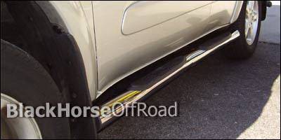 Toyota Rav 4 Black Horse Side Steps