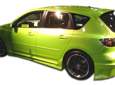 Mazda 3 Duraflex Raven Side Skirts Rocker Panels - 2 Piece - 100568