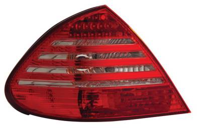 Mercedes-Benz E Class Anzo LED Taillights - Red & Clear - 321050
