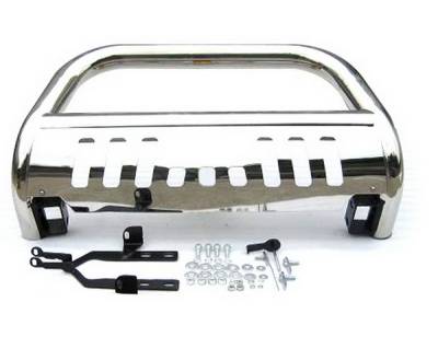Toyota Highlander 4 Car Option Stainless Steel Bull Bar - BB-TY-0250