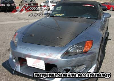 Honda S2000 AIT Racing OEM Style Carbon Fiber Hood - HS00BMCFH