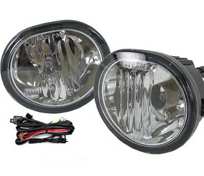 Toyota Matrix 4 Car Option Fog Light Kit - Clear - LHF-TM03C