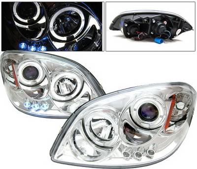 Chevrolet Cobalt 4 Car Option LED Halo Projector Headlights - Chrome ...