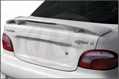 Hyundai Accent 2DR Restyling Ideas Factory Style Spoiler with LED - 01 ...