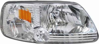 Diamond Back Headlights with LED Lights - 1PC - 0911341CA