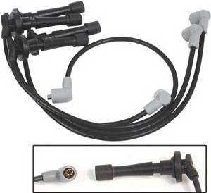 Acura Integra MSD Ignition Wire Set - Black Super Conductor - 32323