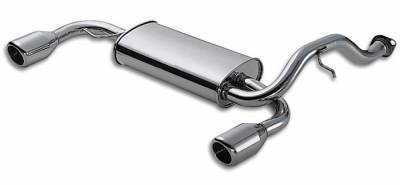 Stainless Steel Rear Section Exhaust Piping - 1700D