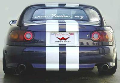 Mazda Miata VIS Racing Super Style Wing without Light - Fiberglass - 591401