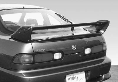 Acura Integra 2DR VIS Racing Adjustable Commando Style Wing with Light ...