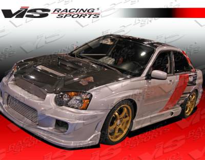 Subaru WRX VIS Racing Wings Front Bumper - 04SBWRX4DWIN-001