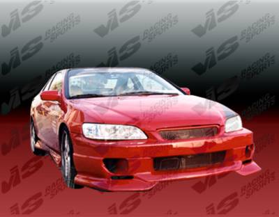Honda Accord 4DR VIS Racing Strada F2 Front Bumper - 98HDACC4DSF2-001