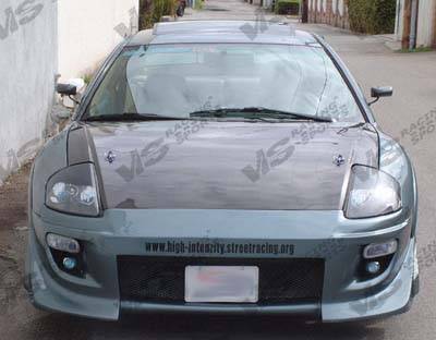 Mitsubishi Eclipse VIS Racing OEM Black Carbon Fiber Hood - 00MTECL2DOE ...