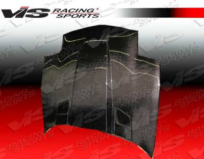 Chevrolet Corvette VIS Racing Penta Black Carbon Fiber Hood ...