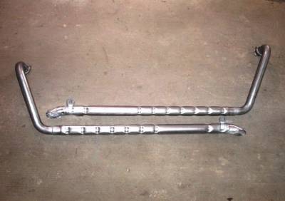 Chevrolet Corvette Stainless Works Side Exhaust Pipes - VSP325ABC