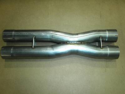 Chevrolet Corvette Stainless Works Stainless Steel X-Style Exhaust ...