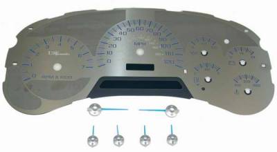 US Speedo Stainless Steel Gauge Face with Blue Back and Color Match ...