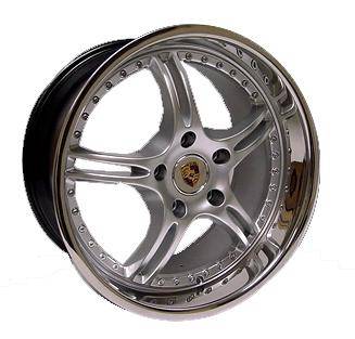 20 inch Silver Chrome - 4 Wheel Set