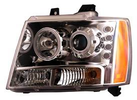 Chevrolet Suburban Anzo Projector Headlights - Chrome & Clear with ...