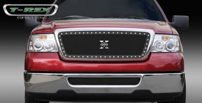 Ford F150 T-Rex X-Metal Series Studded Main Grille - All Black - 6715561