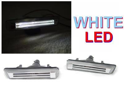 BMW E38 7 Series/E46 M3 Crystal Light Bar White Led Clear DEPO Side Marker