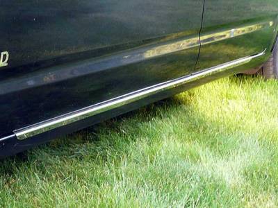 TOYOTA PRIUS 4dr QAA Stainless 2pcs Rocker Panel Trim TH24135