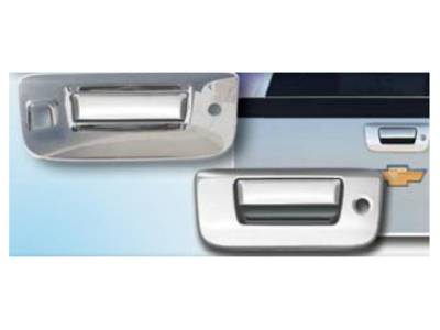 GMC SIERRA 2/4dr QAA Chrome ABS plastic 2pcs Tailgate Handle Cover DH47184
