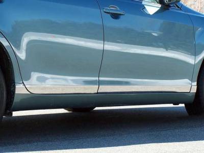 TOYOTA CAMRY 4dr QAA Stainless 8pcs Rocker Panel Trim TH27130