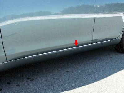 TOYOTA CAMRY 4dr QAA Stainless 2pcs Rocker Panel Trim TH27131