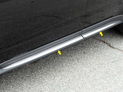 CHEVROLET EQUINOX 4dr QAA Stainless 4pcs Rocker Panel Trim TH50160