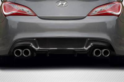 Hyundai Genesis 2DR Twins Carbon Fiber Rear Diffuser Body Kit 117967