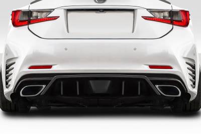 Lexus RC-F Downforce Duraflex Rear Bumper Diffuser Body Kit 118074