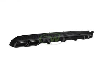 Mercedes C63 Style Diffuser Conversion Kit for C Class mercw20532