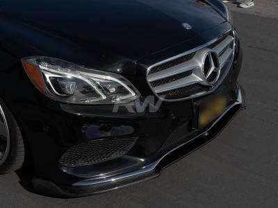 Mercedes W212 14+ Sport Carbon Fiber Front Lip mercw21222