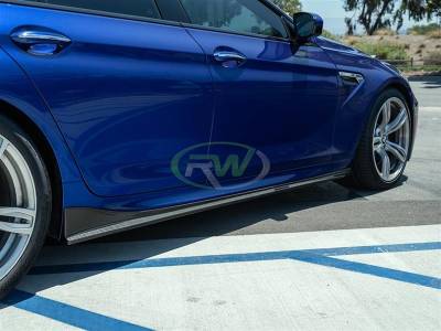 BMW F06/F12/F13 CF Side Skirt Extensions bmwf12015-f06
