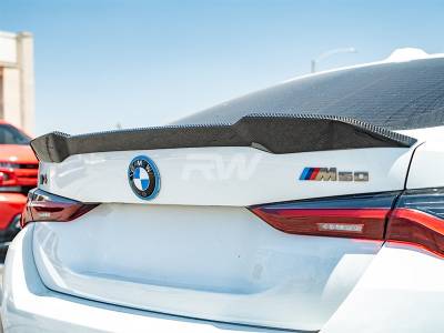 BMW G26 i4 Performance Style CF Trunk Spoiler bmwg2609