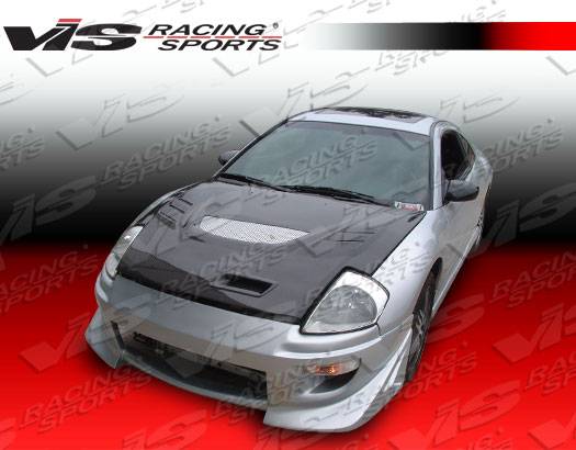 Mitsubishi Eclipse VIS Racing G Speed Black Carbon Fiber Hood ...