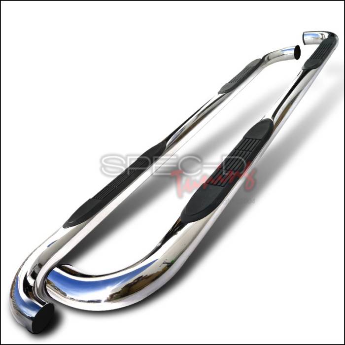 Hummer H3 Spec-D 3 Inch Round Stainless Finish Side Step Bars - SSB3 ...